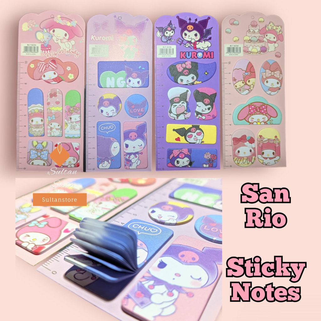 Jual Sticky Notes Kertas Karakter sanrio / Sticky Note Fancy | Shopee ...
