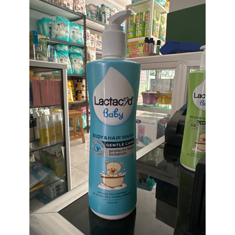 Jual LACTACYD BODY AND HAIR WASH GENTLE CARE 500ml | Shopee Indonesia