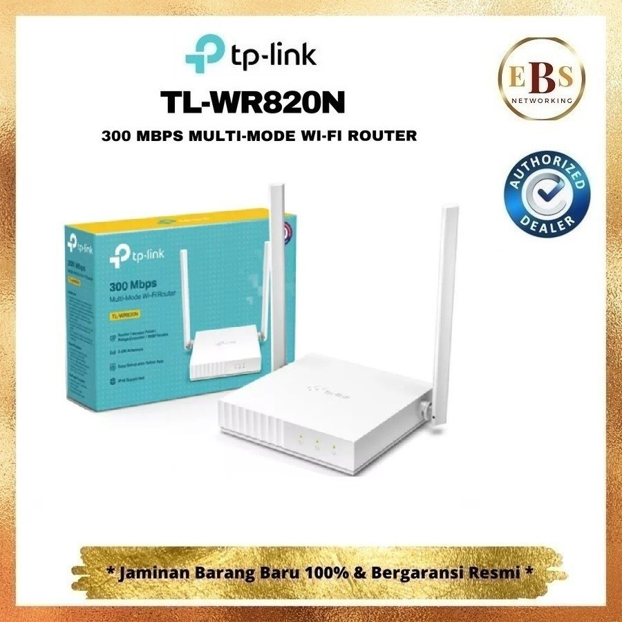 Jual TP-LINK TL-WR820N 300Mbps TLWR820N Wireless Router N Speed ...