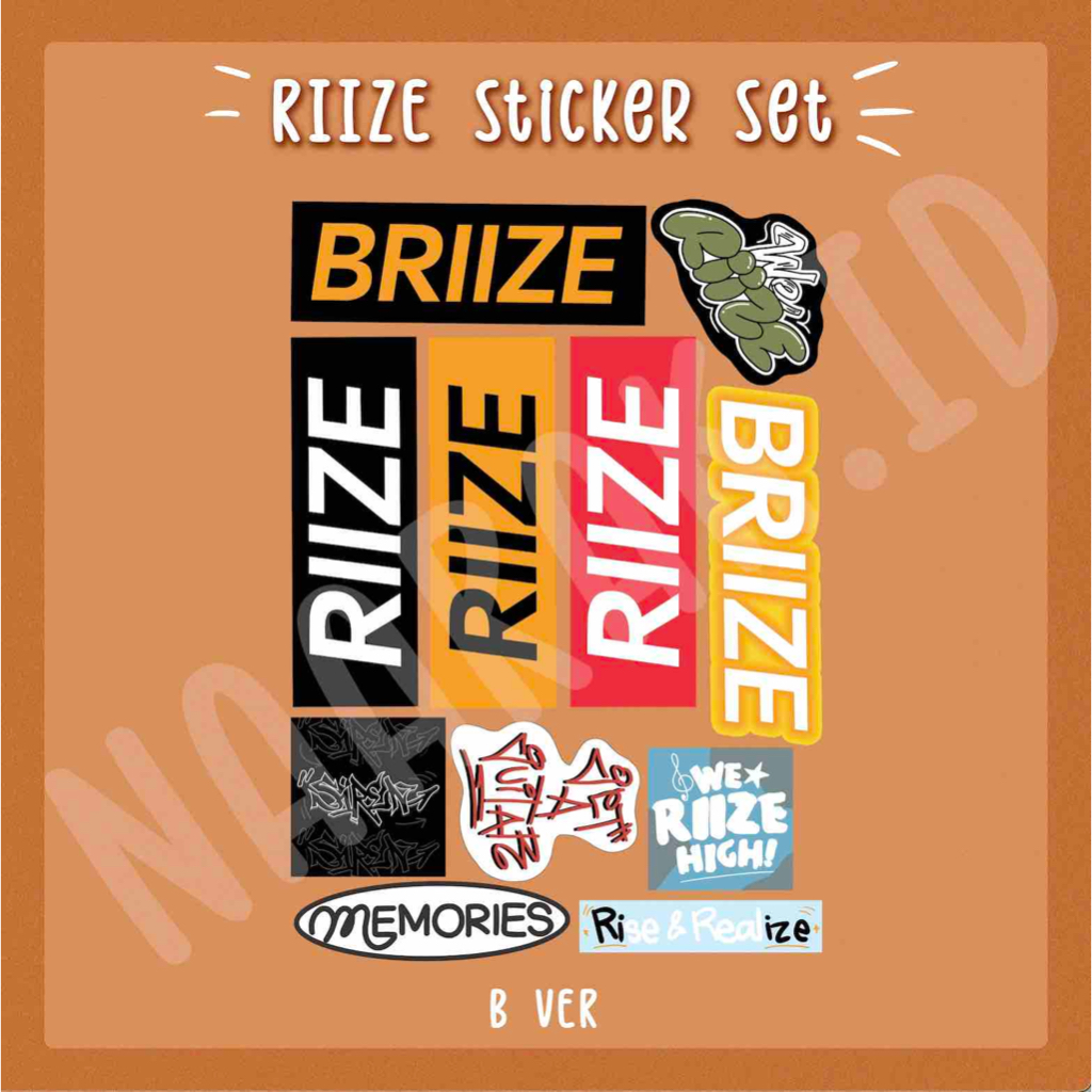 Jual RIIZE STICKER SET GET A GUITAR MEMORIES SIREN BRIIZE | Shopee ...