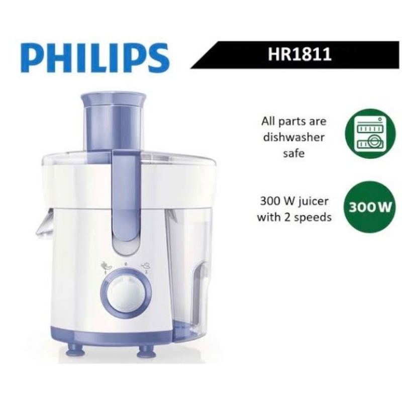 Jual Juicer philips hr1811 garansi 2thn resmi philips/ juicer philips ...