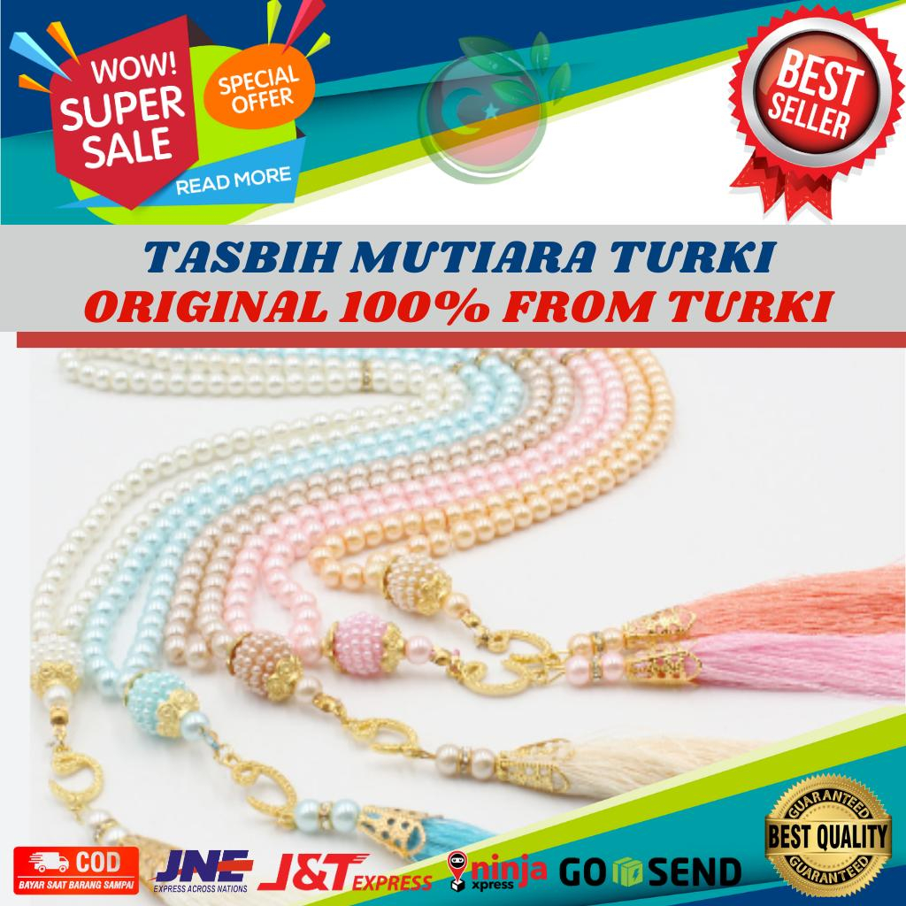 Jual TASBIH MUTIARA TURKI WAW 99 l TASBIH MEWAH TURKIYE LUX 100% ...