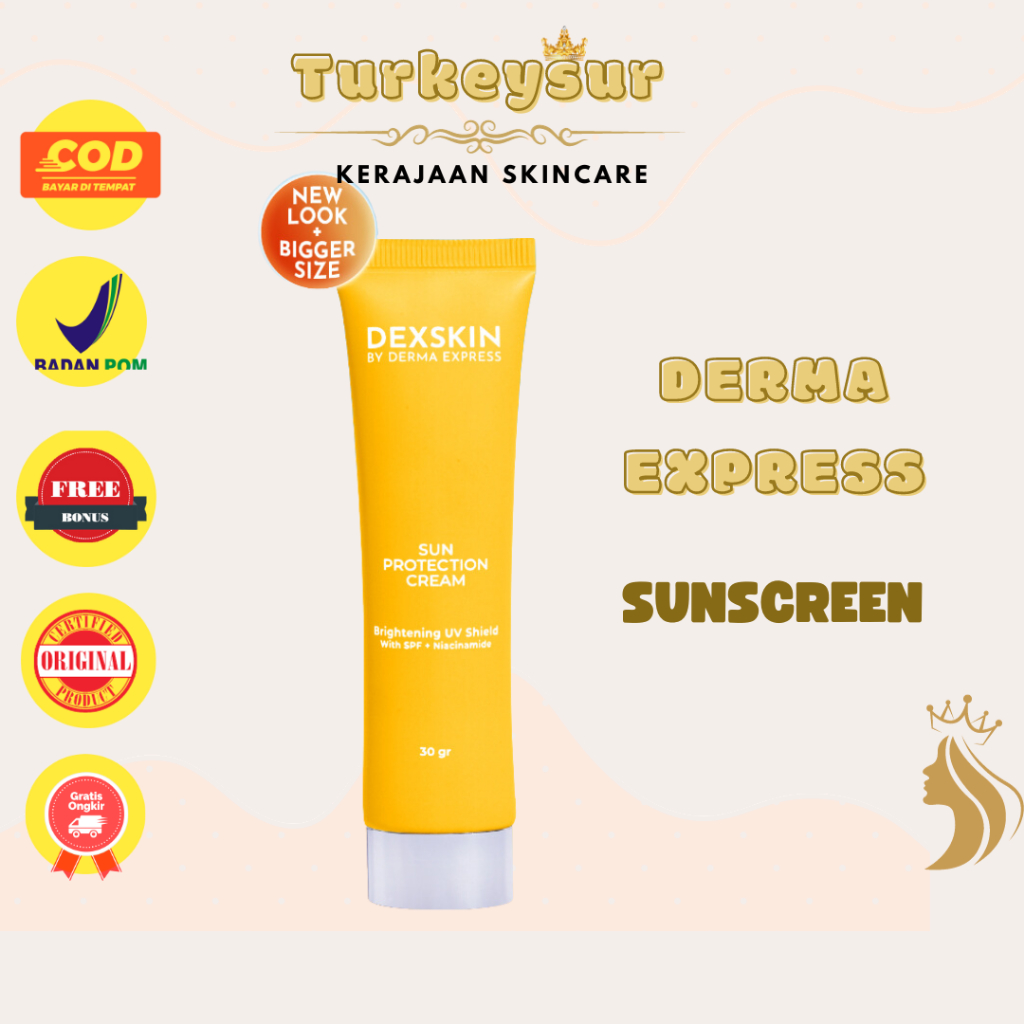 Jual Derma Express Sunscreen Protection Cream Derma Express Dexskin ...