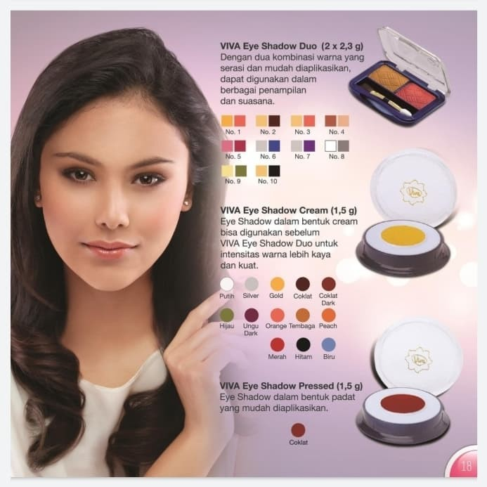 Jual VIVA EYESHADOW CREAM 1.5G - ORIGINAL BY VIVA | Shopee Indonesia