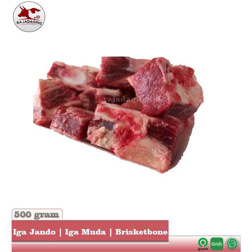 Jual Iga Jando | Daging Sapi Tulang Iga Muda | BrisketBone - 500 gram ...