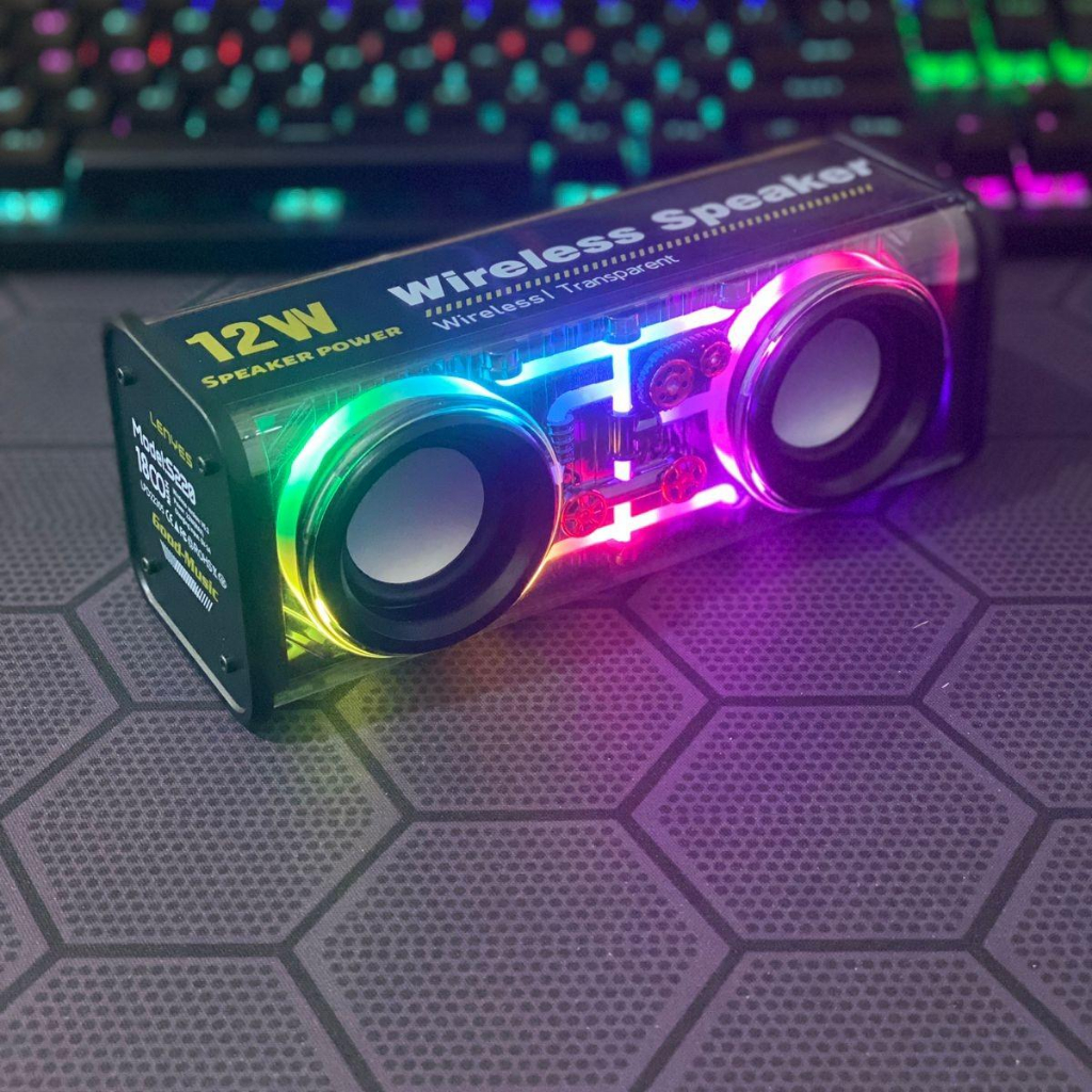 Jual Speaker Bluetooth LENYES S220 S-220 Mini Transparan Wireless ...