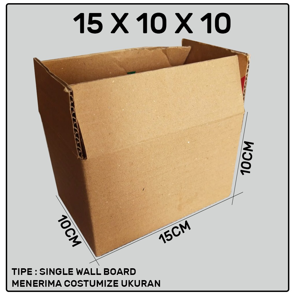 Jual Kardus Packing Box 15 x 10 x 10CM | Shopee Indonesia