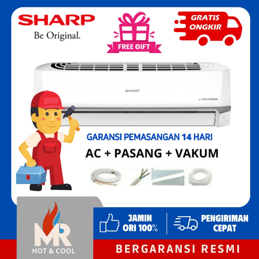 Jual AC SHARP AU/AH X10BEY 1 PK INVERTER AU - X10BEY 1PK | Shopee Indonesia