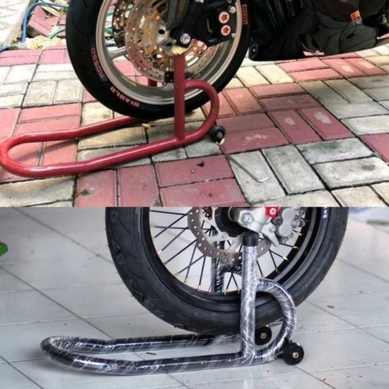 Jual standar paddock depan universal motor ninja 250 vixion cbr r25 r15 ...
