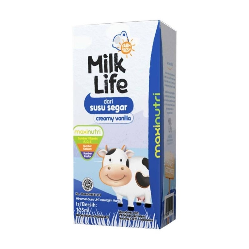 Jual Milklife UHT Kids 115 ml - Milk Life Susu Sapi Segar - Classic ...