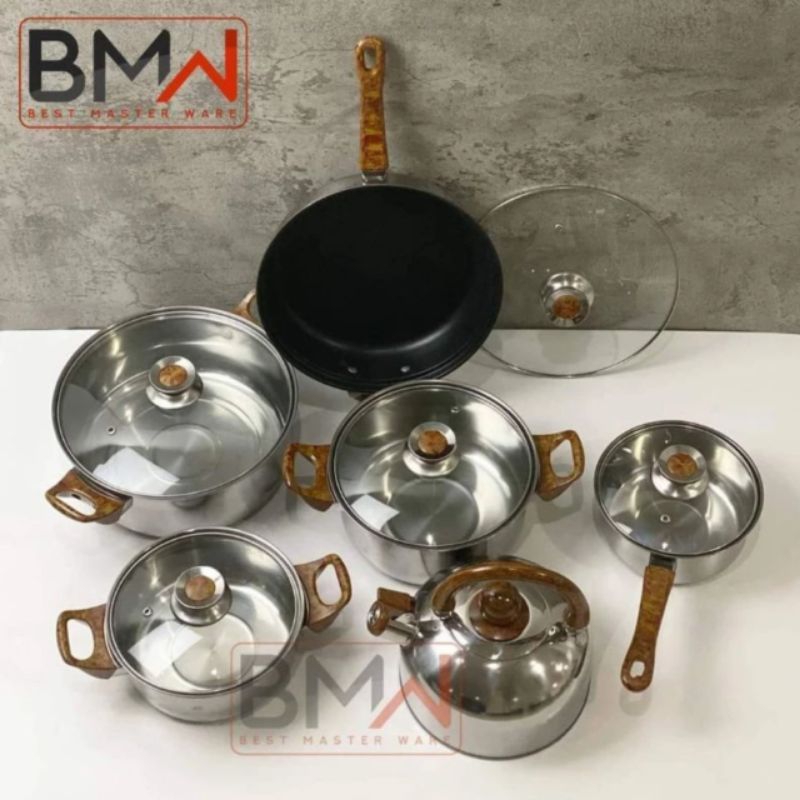 Jual Beverly Set Cookware Set 12pcs (BMW) | Shopee Indonesia
