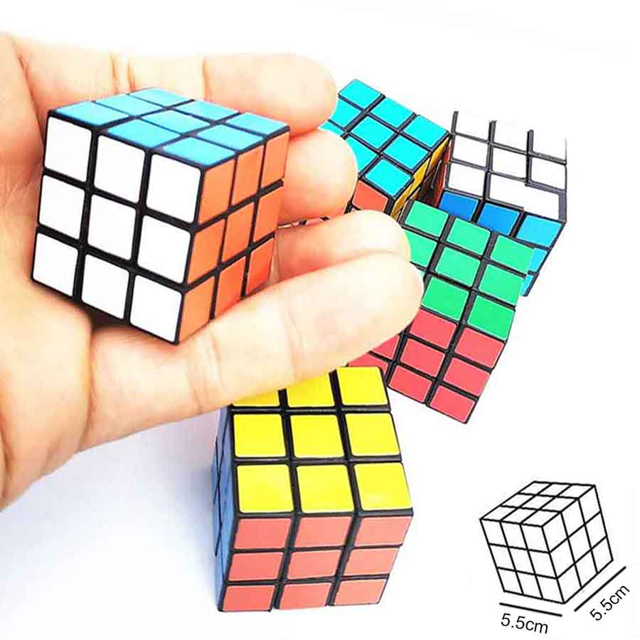 Jual MAINAN RUBIK BASIC HITAM//Mainan Anak Asah Otak Rubik 3X3 Kantong ...