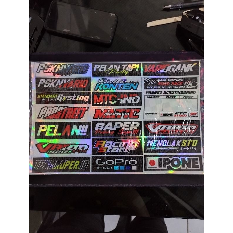 Jual STIKER RACING SET BAPER TERBARU | Shopee Indonesia