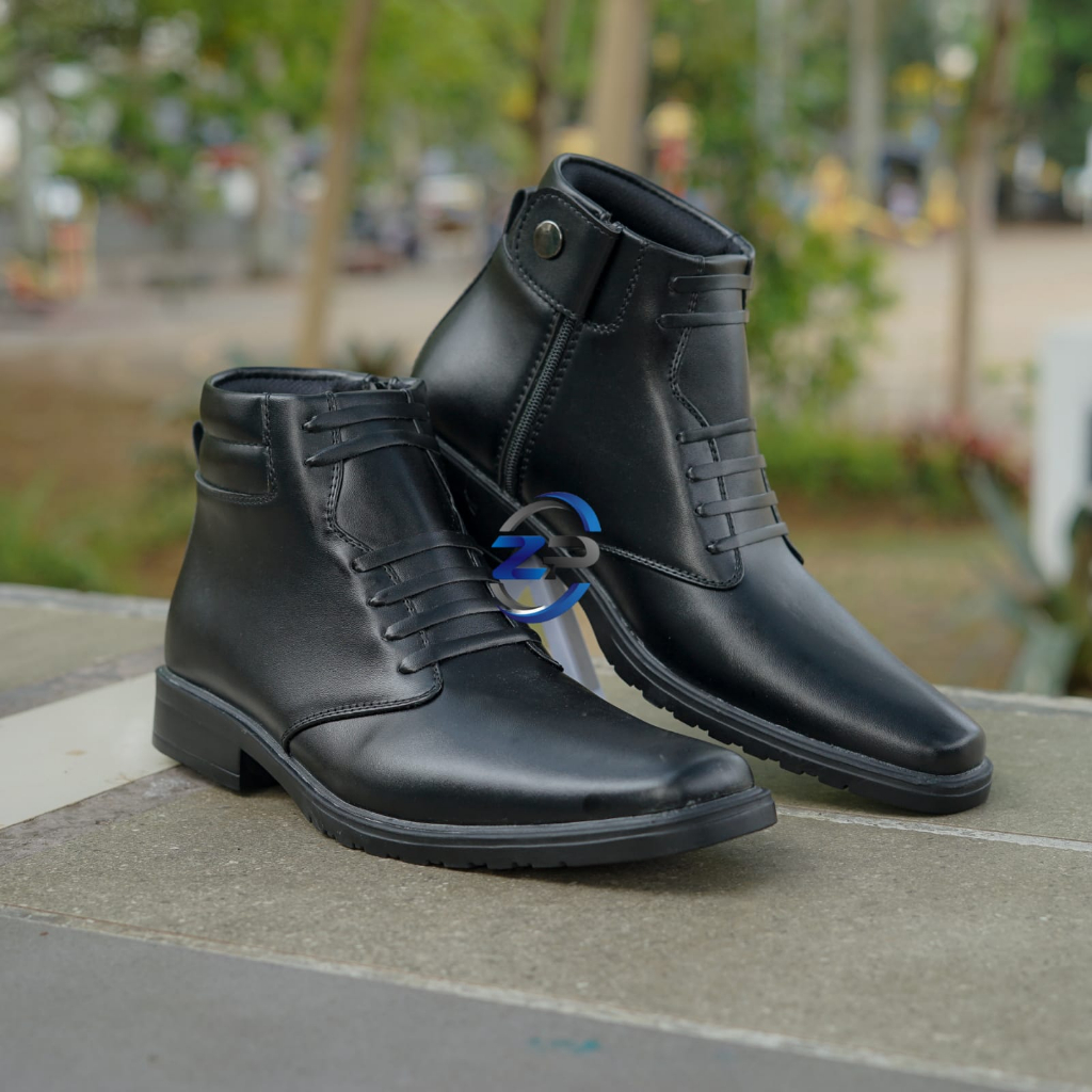 Jual sepatu pdh pria tali mati doff,tali mati kilap,sepatu polri tni ...