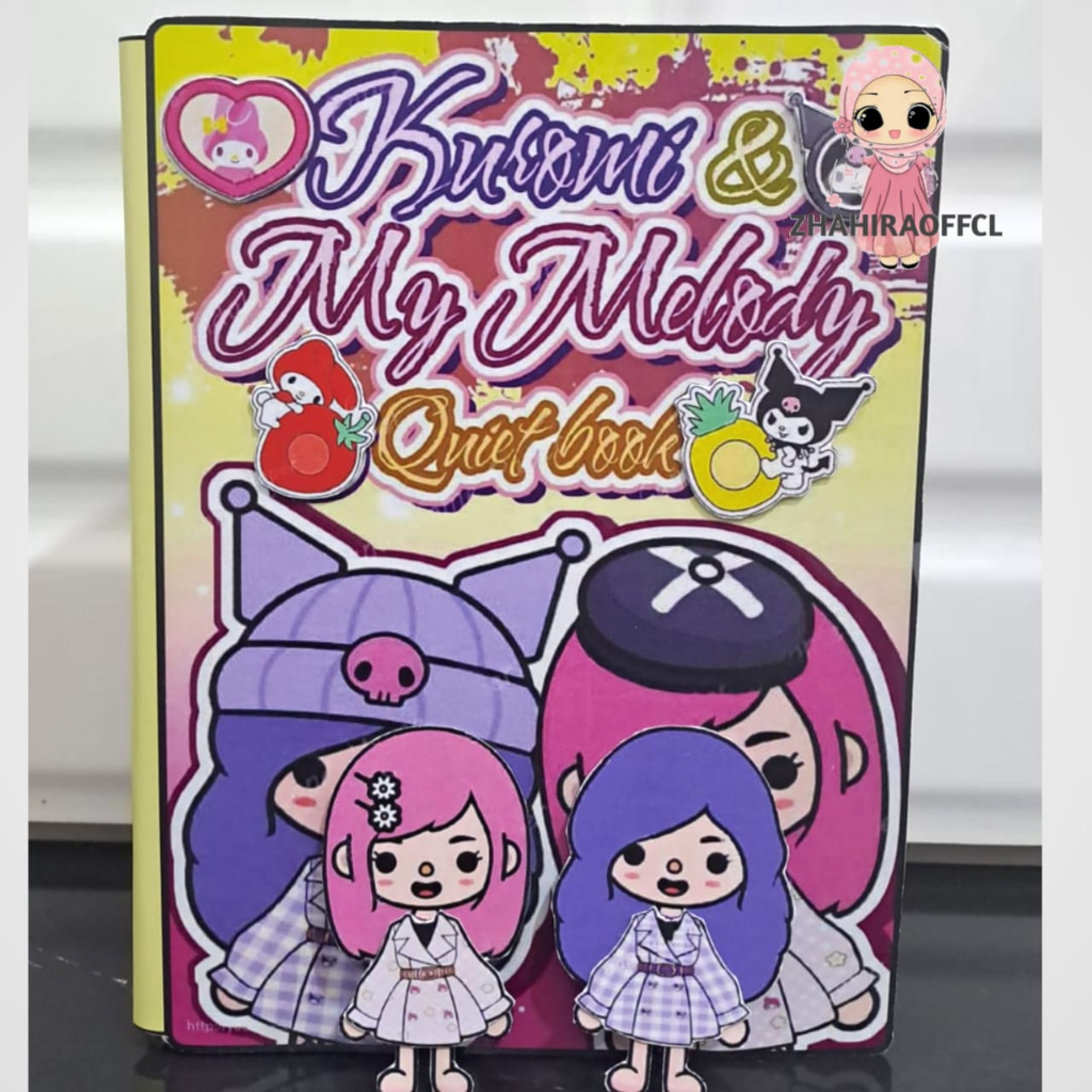Jual TOCA BOCA KUROMY MY MELODY QUIT BOOK BUSY BOOK PAPER DOLL HOUSE ...