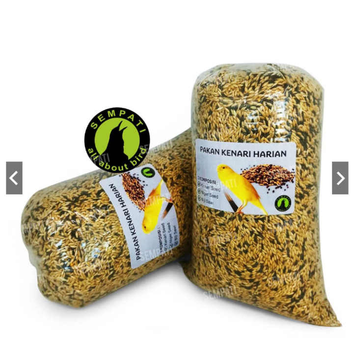 Jual Pakan Kenari Harian 1 Kg Sempati Kenari Canary Seed Nigger Niger ...