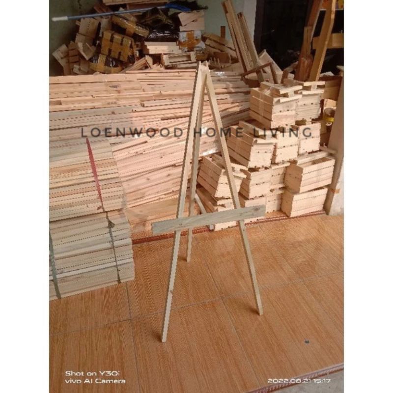 Jual Standing Kayu New Aesthetic 120-110 cm Standing Poto Kayu | Shopee ...