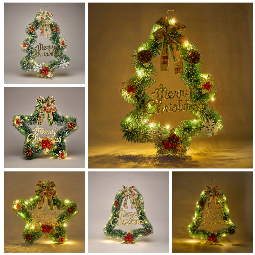 Jual Hiasan Krans Natal Lampu Model Bell Pohon Bintang Aksesoris ... Jual Hiasan Krans Natal Lampu Model Bell Pohon Bintang Aksesoris ...