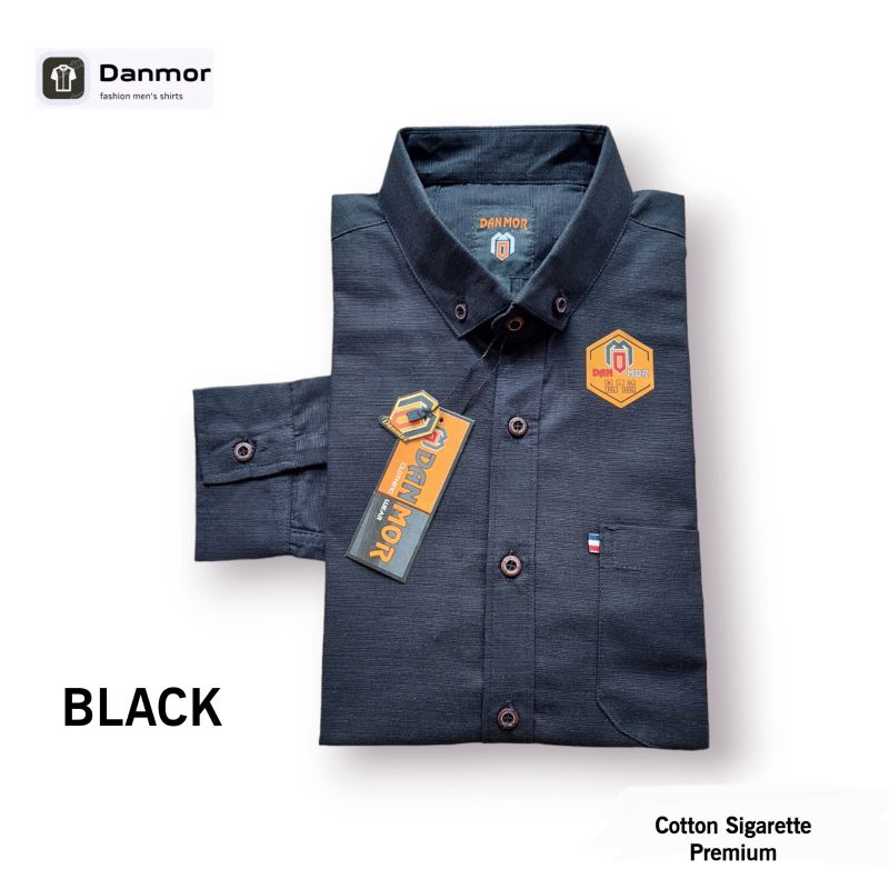 Jual kemeja Danmor sigaret lengan panjang murah | Shopee Indonesia