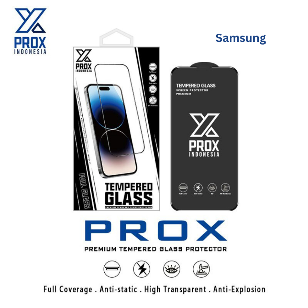 Jual Samsung - PROX Tempered Glass Full Cover Clear (LINK KHUSUS LIVE ...