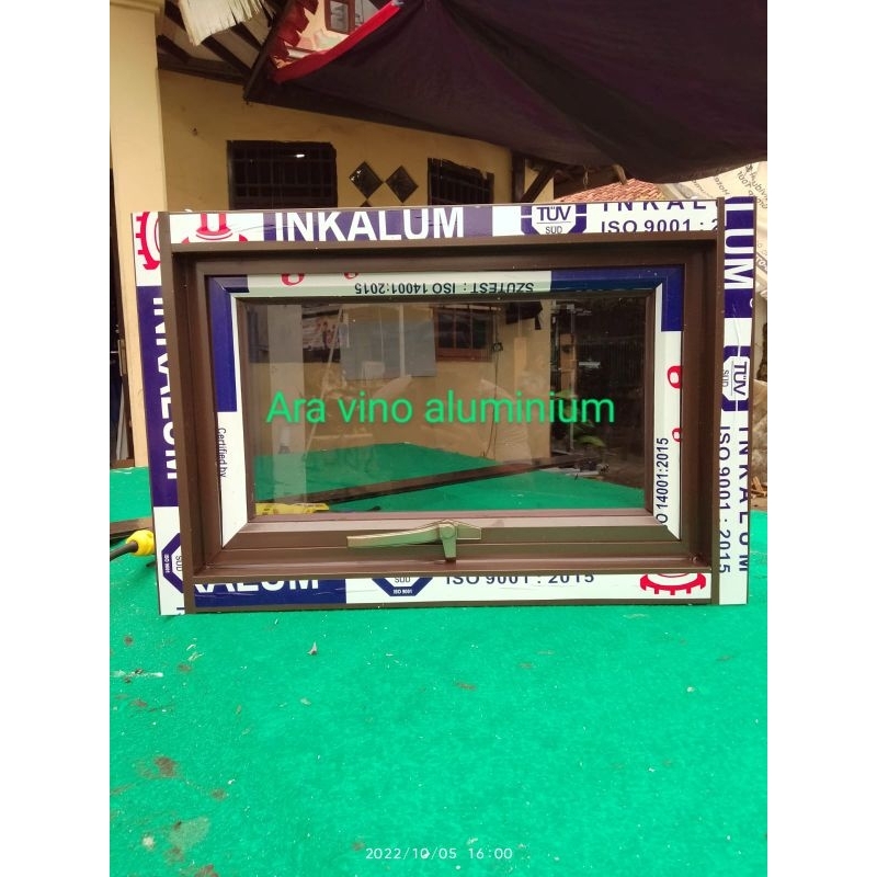 Jual jendela aluminium uk T 40x60 L,merek inkalum 3 inchi,kaca 5mm ...