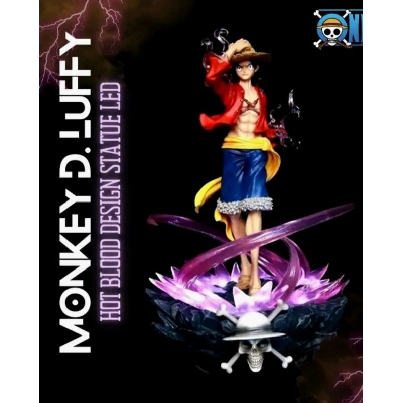 Jual Statue One Piece Monkey D Luffy blood design recast | Shopee Indonesia