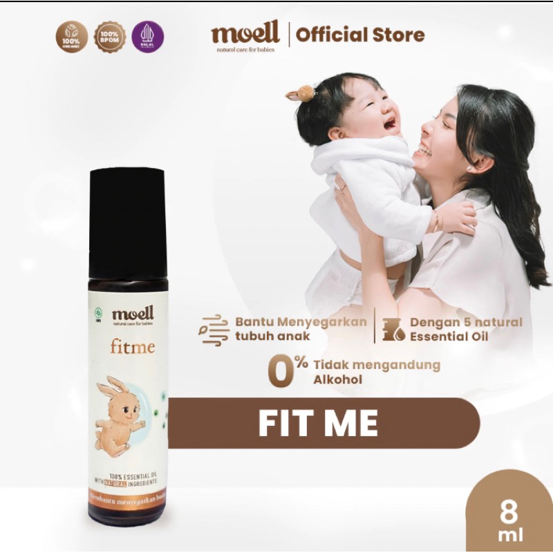 Jual MOELL Essential Oil FITME / Moell Minyak Esensial anak / Moell ...