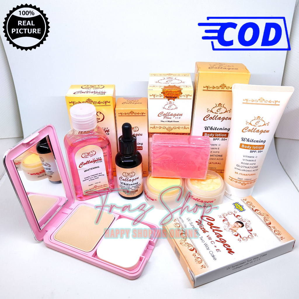 Jual Paket Super Komplit Collagen ( Toner - Serum - Cream Siang Dan ...