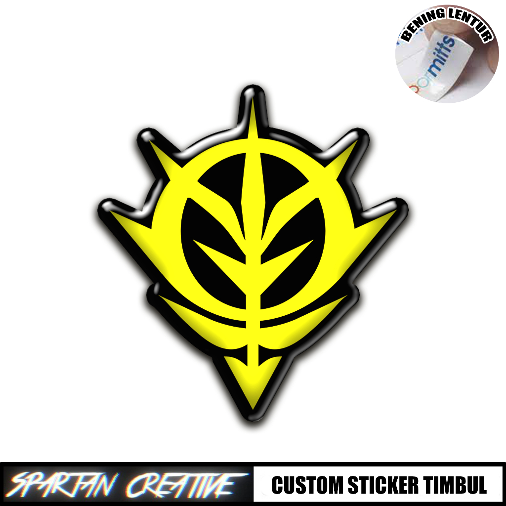 Jual Stiker timbul Zeon gundam Sticker Emblem | Shopee Indonesia