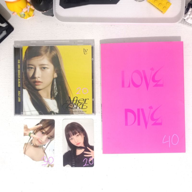 Jual IVE ALBUM ONLY LOVE DIVE AFTER LIKE JEWEL CASE REI PHOTOCARD ELEVEN | Shopee Indonesia