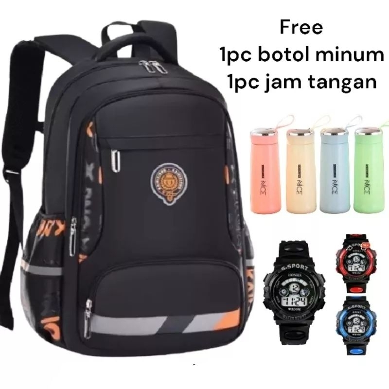 Jual Tas ransel sekolah anak laki laki untuk anak SD SMP Tas anak laki laki | Shopee Indonesia