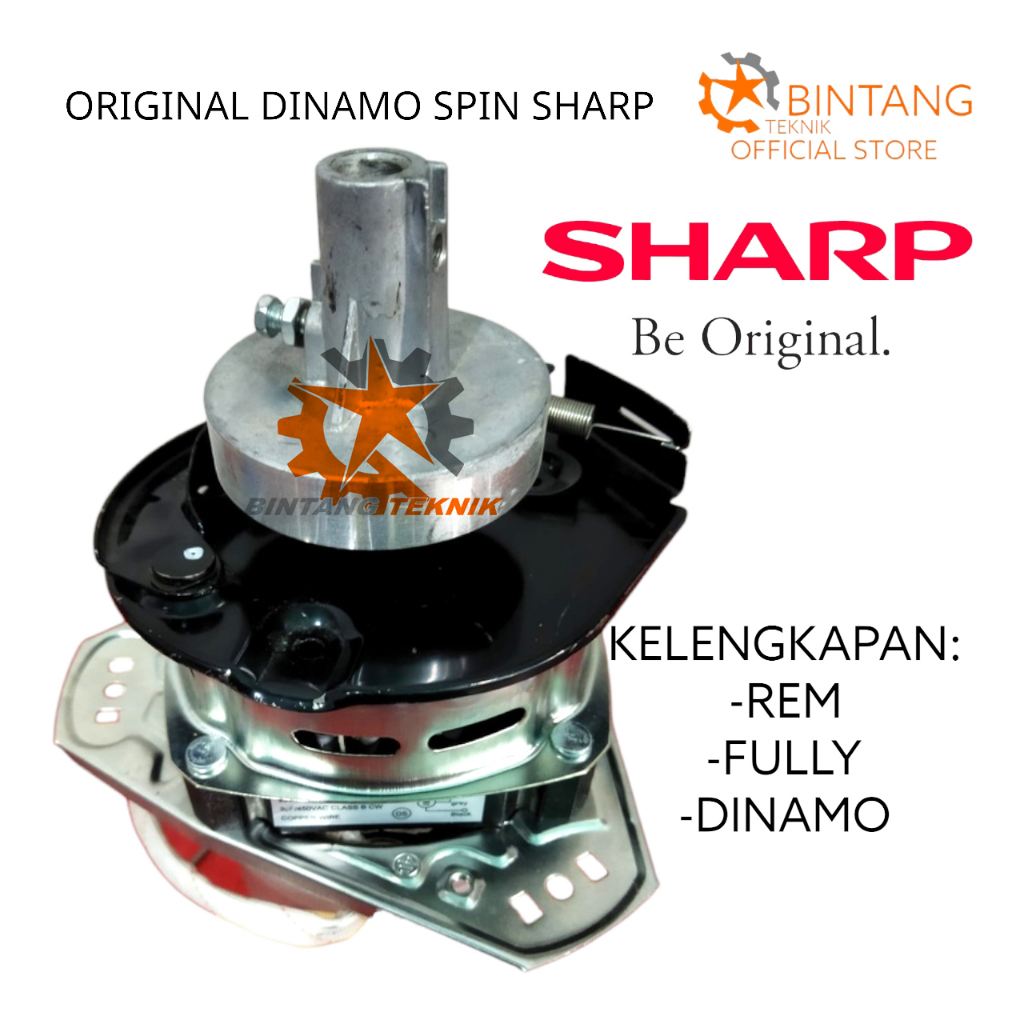 Jual ORIGINAL RMOT MOTOR DINAMO SPIN PENGERING SHARP MESIN CUCI 2 TABUNG MANUAL | Shopee Indonesia