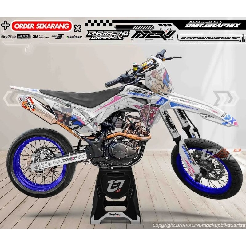 Jual Decal Crf, Klx, Dtracker, Gordon, WR Supermoto/Motocross Jujutsu ...