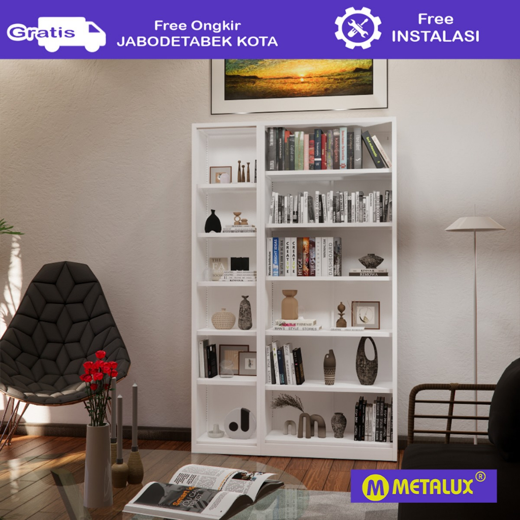 Jual METALUX HIMEJI - Lemari Pajangan Besi Set | Steel Rack Display Set ...