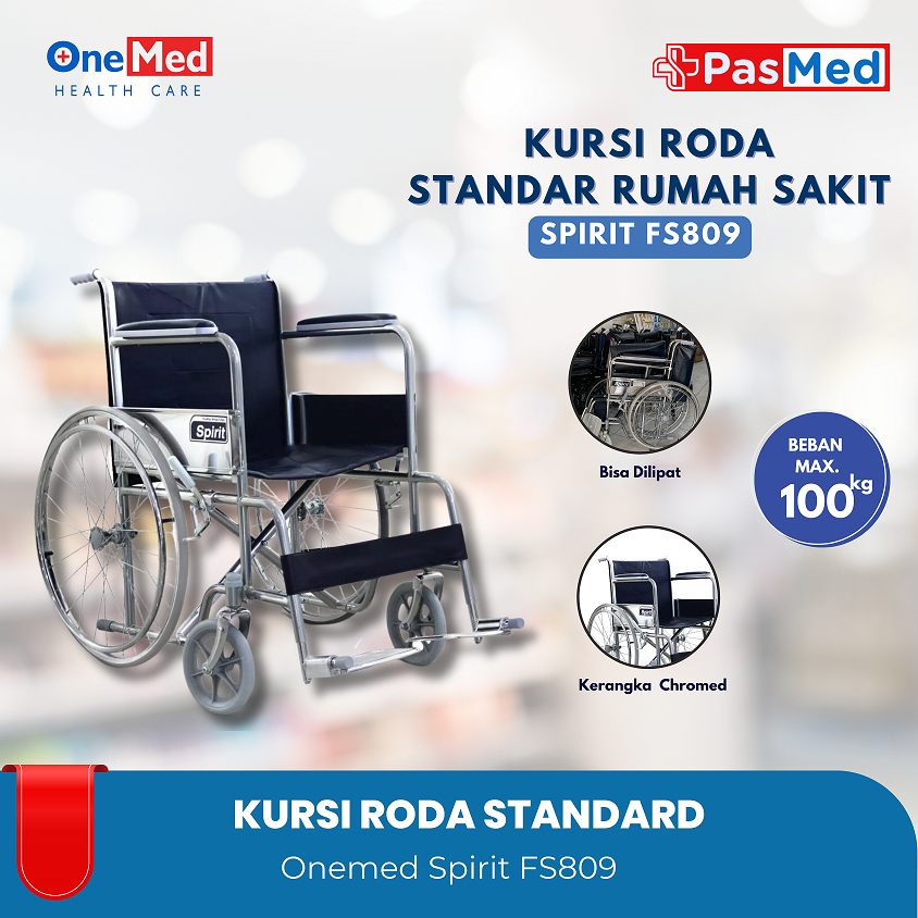 Jual Kursi Roda Standar Rumah Sakit Onemed | Shopee Indonesia