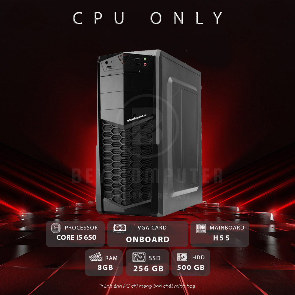 Jual PC RAKITAN INTEL CORE I5 650 RAM 8GB SSD 256 GB HDD 500 GB ...