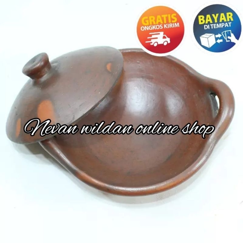 Jual WAJAN TANAH LIAT JUMBO DIAMETER 30 | WAJAN SET |WAJAN PENGGORENGAN ...