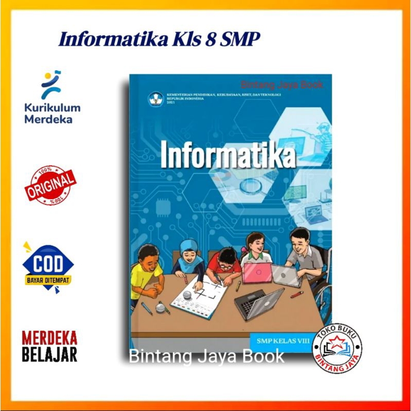Jual Buku Siswa INFORMATIKA Kelas 8 Kurikulum Merdeka | Shopee Indonesia