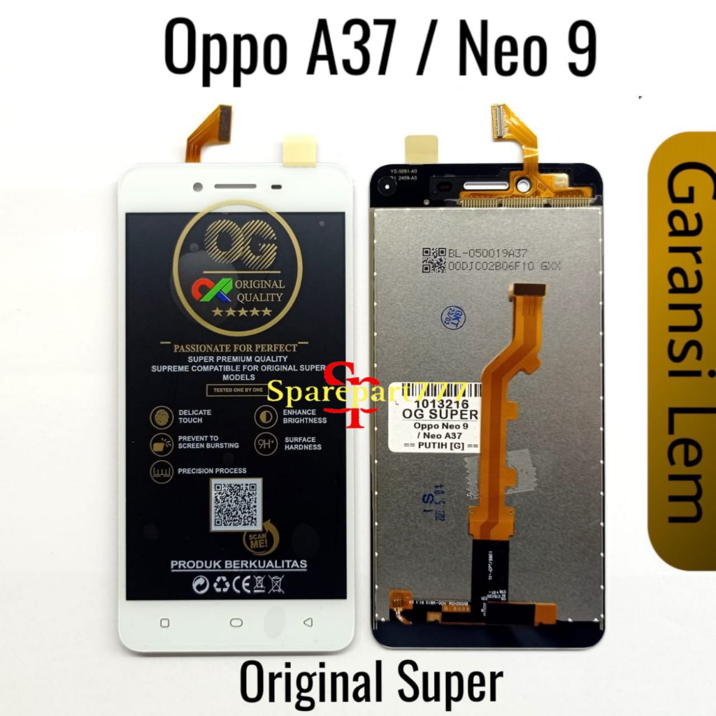 Jual ORIGINAL SUPER OG - LCD Touchscreen Fullset Oppo A37 / A37F / Neo ...