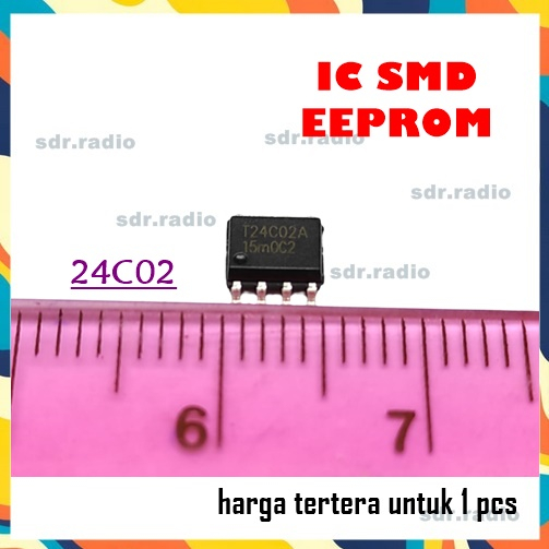 Jual IC 24C02 EEPROM 2KBit 250Byte 8 Kaki SMD TQFP | Shopee Indonesia