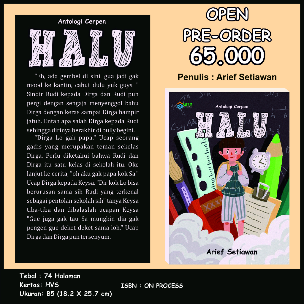 Jual Antologi Cerpen Halu | Shopee Indonesia