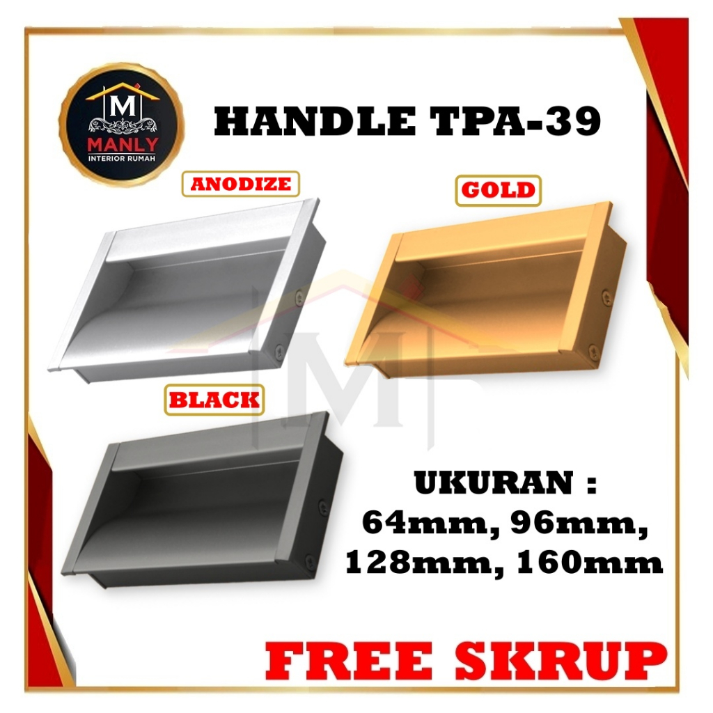 Jual HANDLE TANAM HUBEN / TARIKAN TANAM HUBEN TPA 39 HITAM DAN GOLD ...