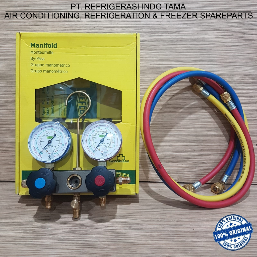 Jual MANIFOLD REFCO BM2-6-DS R32 / R410A ( R 32 / R 410 A ) | Shopee Indonesia