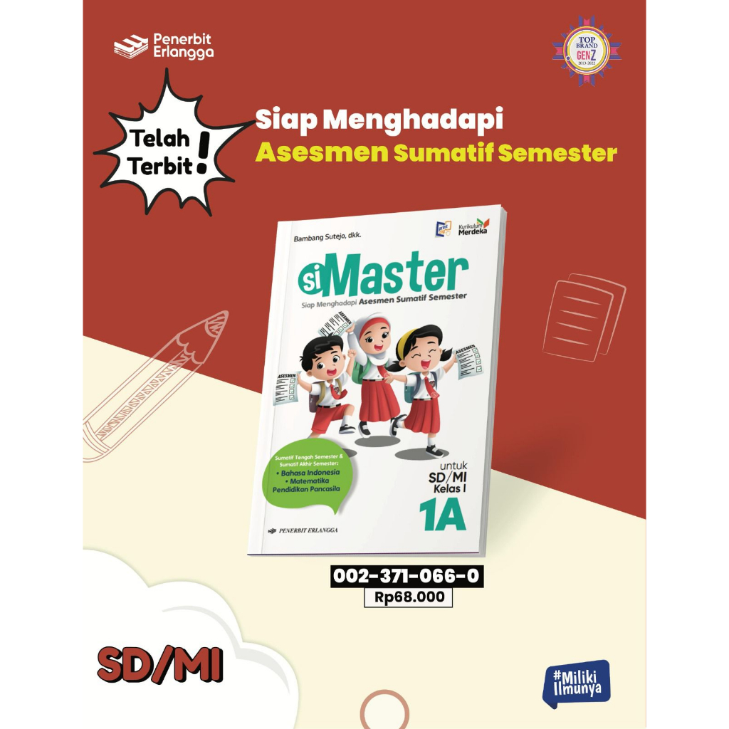 Jual Buku SIMASTER UNTUK SD/MI JL.1A KURIKULUM MERDEKA - Penerbit ...