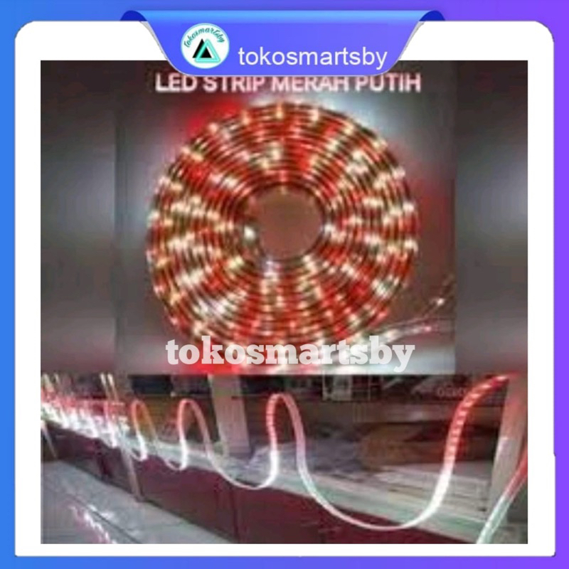 Jual Lampu LED strip Selang RGB 2835 3528 SMD Rope Light warna warni ...