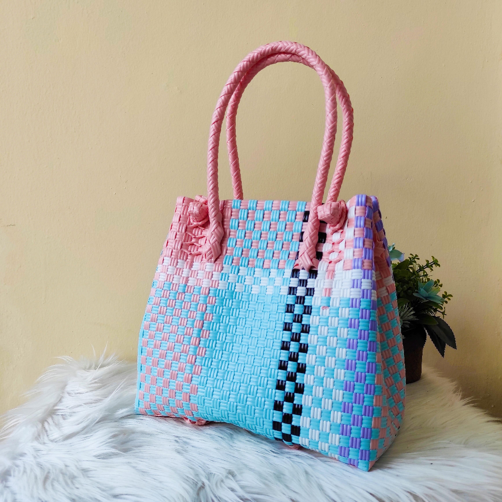 Jual Gratis Aksesoris Tas Anyam Jali Ukuran Medium Motif Premium Dengan ...