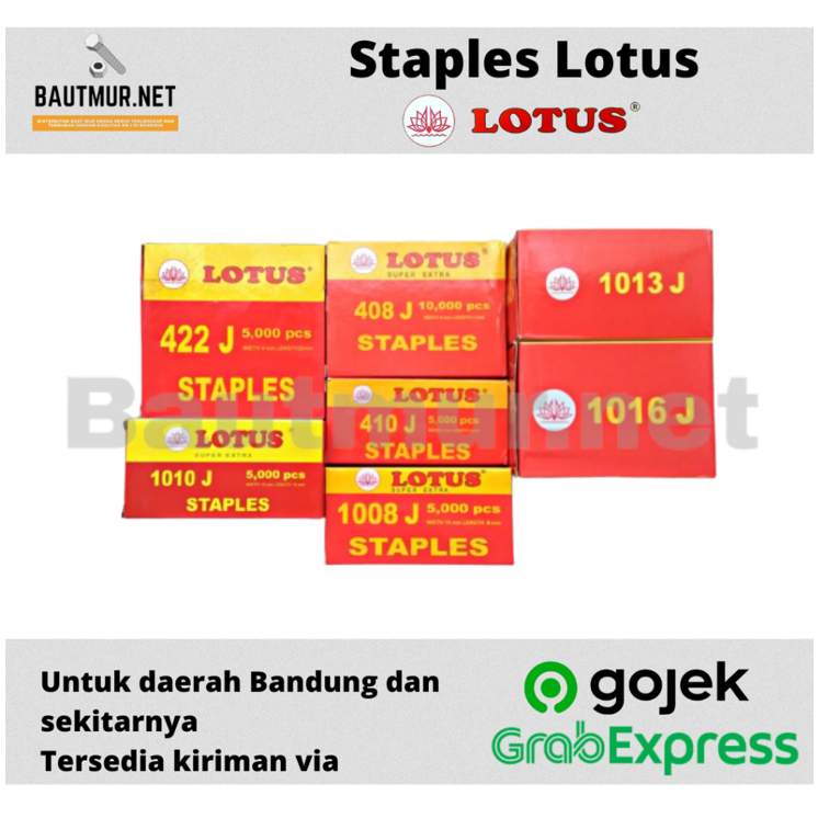 Jual Isi Paku Tembak LOTUS 413J - REFILL Air Nailer 413J - Staples Paku ...