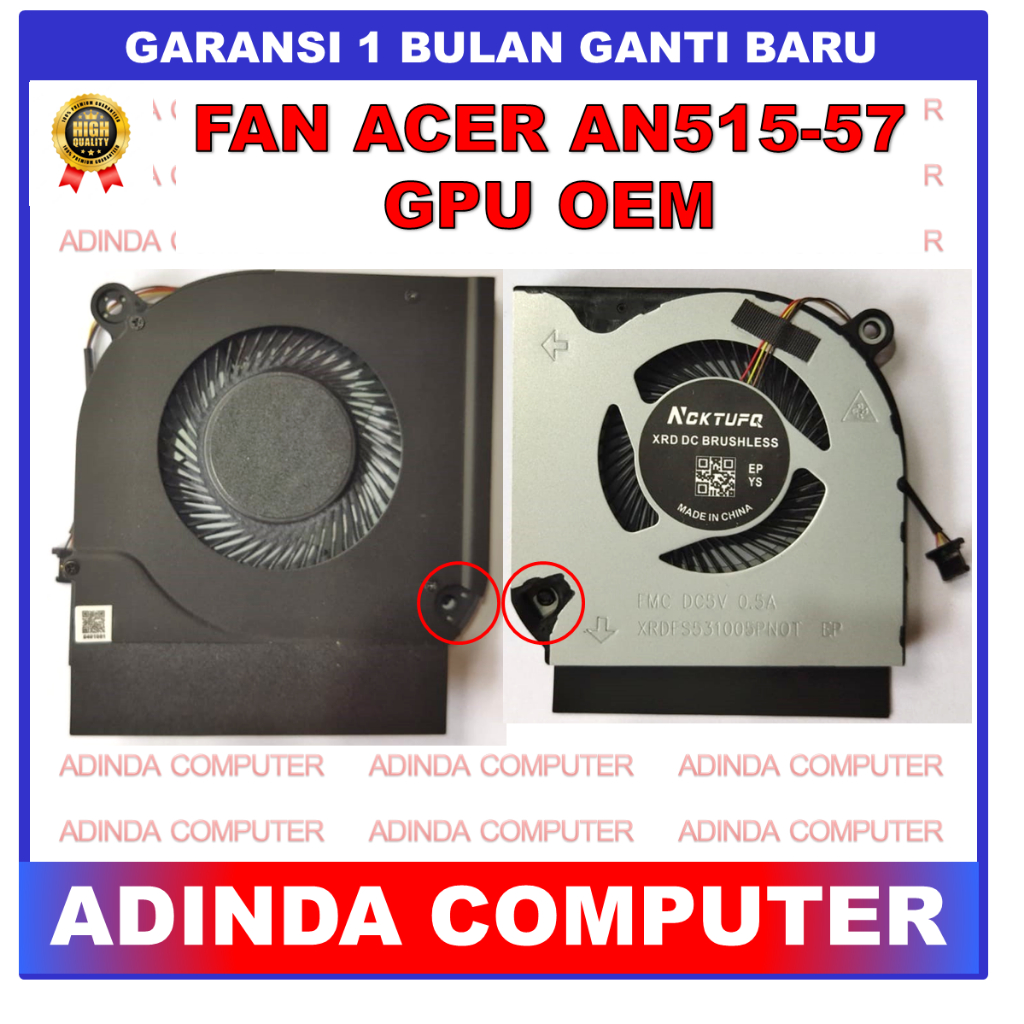 Jual Fan Acer Nitro 5 AN515-57 AN515-44 AN515-45 AN515-55 AN515-56 ...