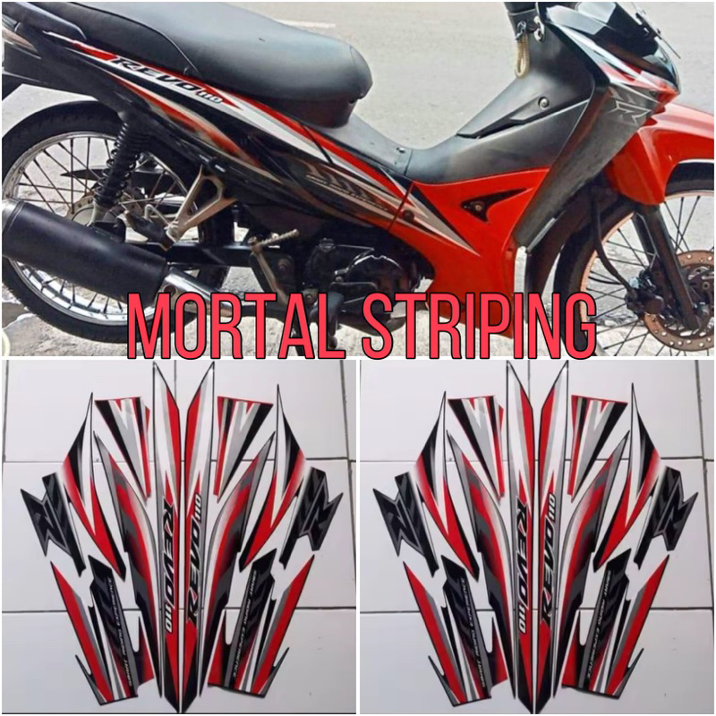Jual STIKER STRIPING LIS LIST BODY MOTOR ABSOLUTE REVO 110 TAHUN 2011 R ...