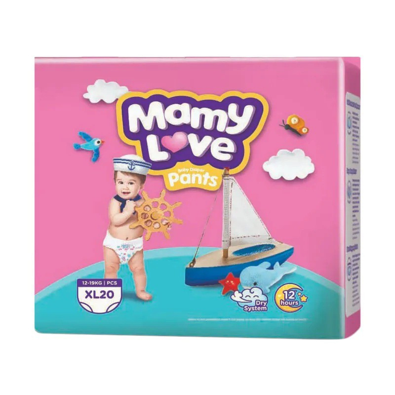 Jual Mamy love baby pants size XL isi 20 pcs | Shopee Indonesia